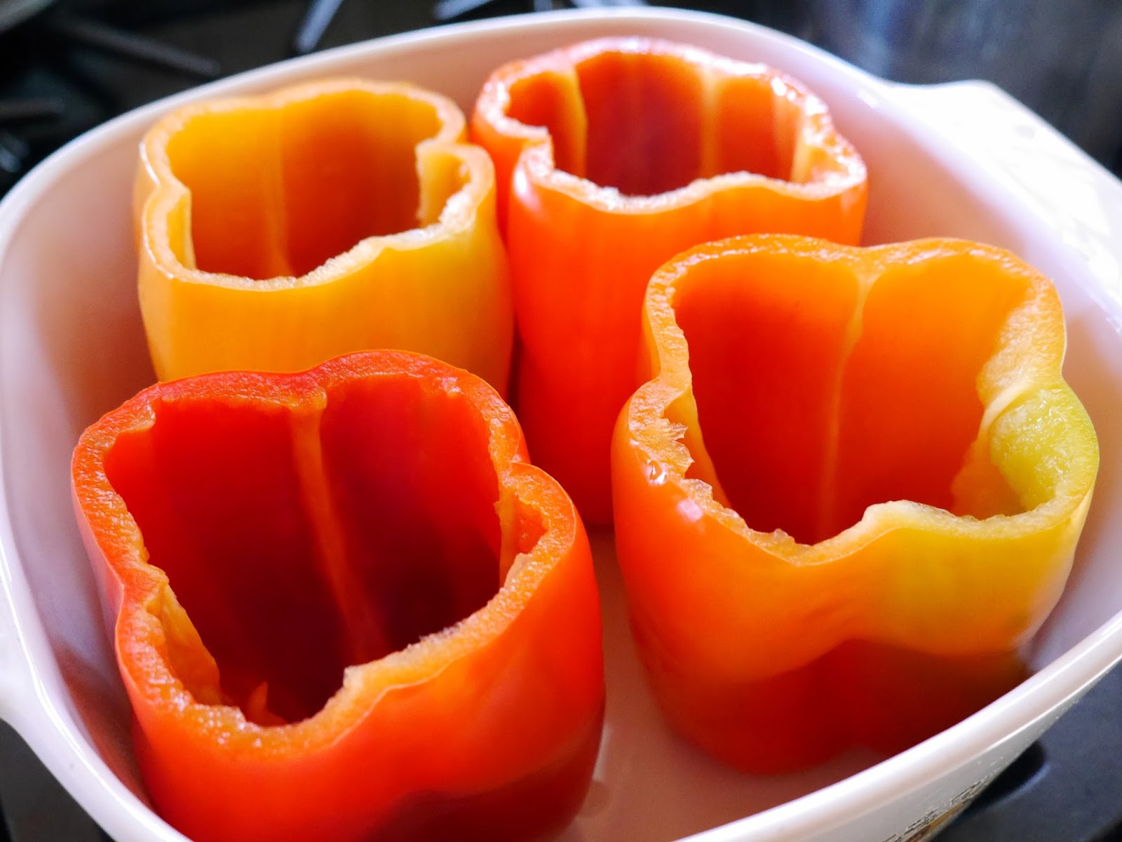 Foods For Long Life: Vegan Bell Peppers Stuffed With Orzo, Mushrooms ...