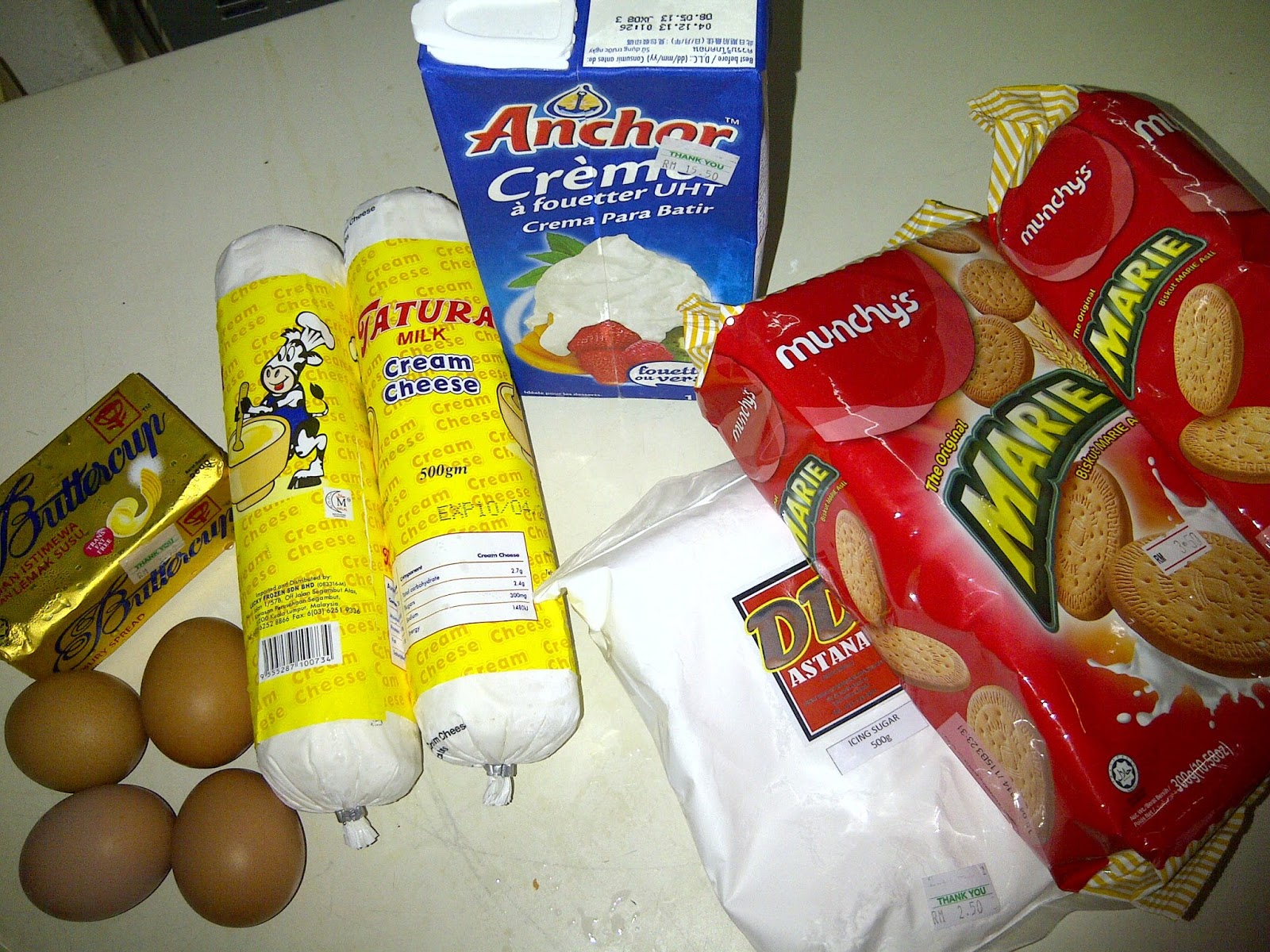 Blog Matahari: CHEESE CAKE SEDAP DAN MUDAH DI BUAT