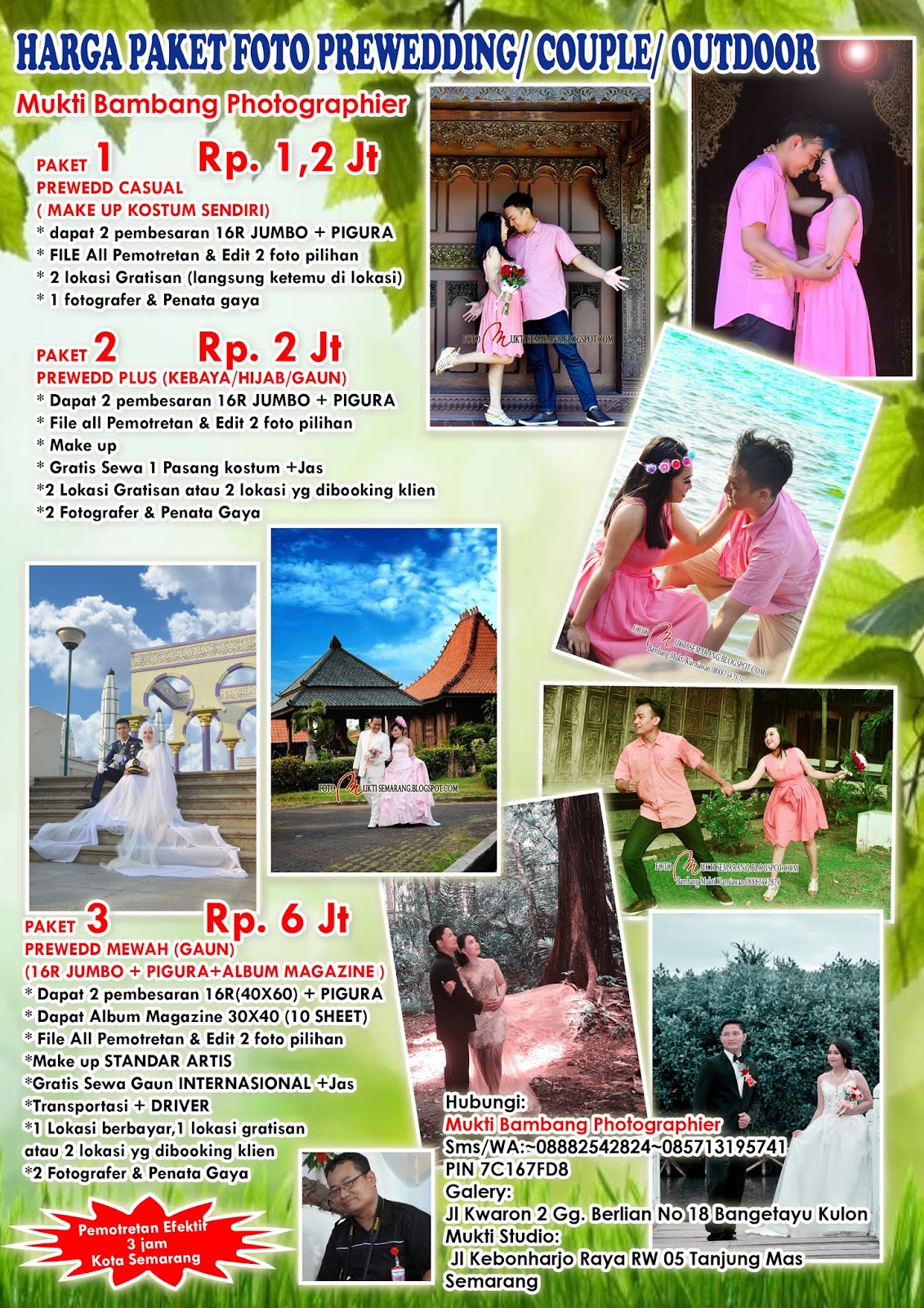 PAKET WEDDING FOTO SEMARANG , MUKTI FOTO : DAFTAR HARGA FOTO WEDDING ...