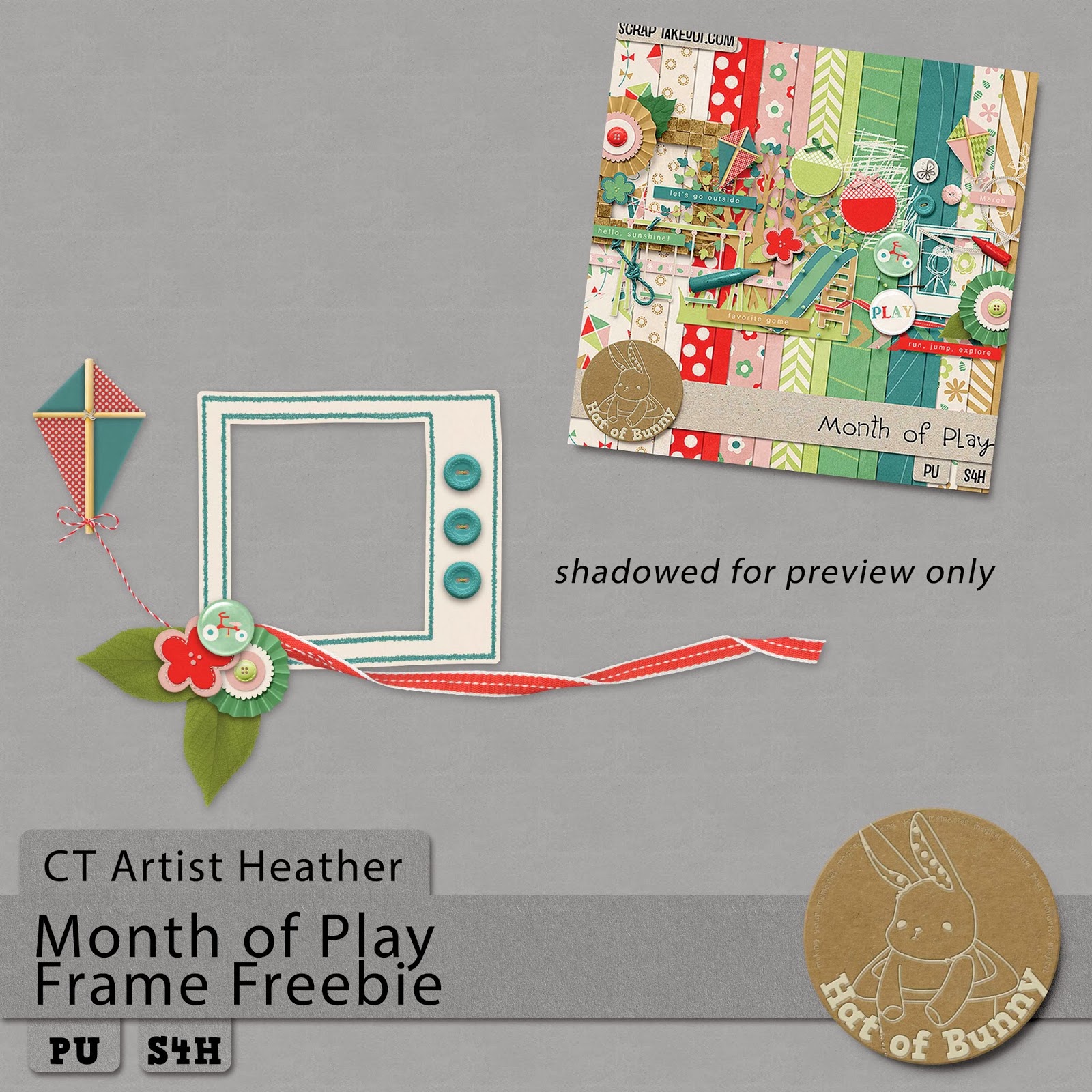 Mama Zu Scraps: Month of Play FREEBIE