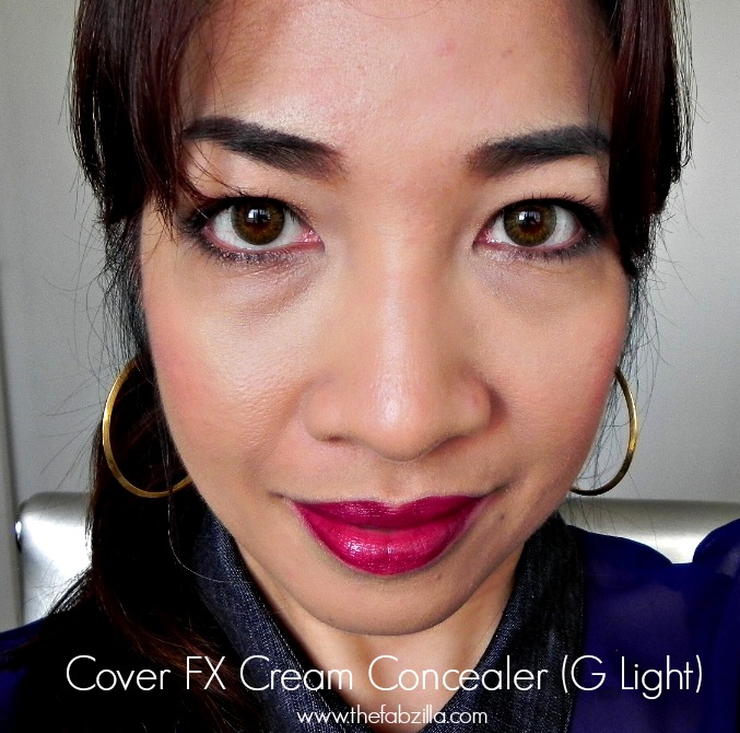 Review with Before/After Photos: Cover FX Cream Concealer - thefabzilla