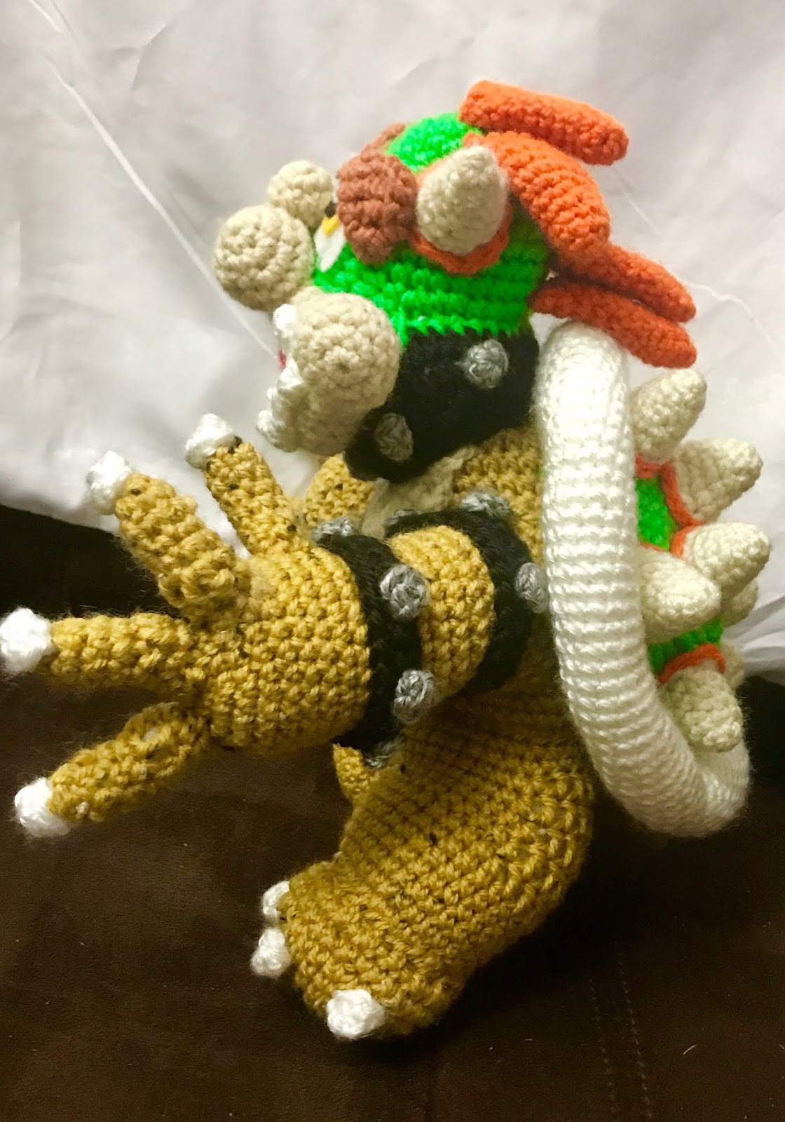 Reny's Place....: Bowser..A Crochet Pattern Review with some Helpful Tips