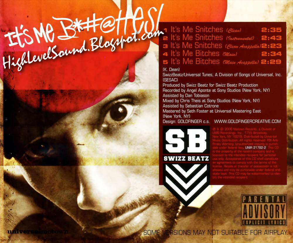 highest level of music: Swizz Beatz - It's Me B*#@hes-(Promo_CDS)-2006-hlm