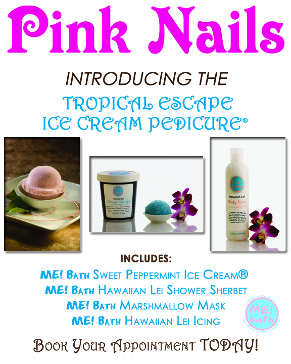 pinknailsvegas: Tropical Escape Ice Cream Pedicure