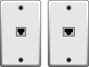Cabling: Guide Fiber-Optic Networking: Fixed-Design Wall Plates