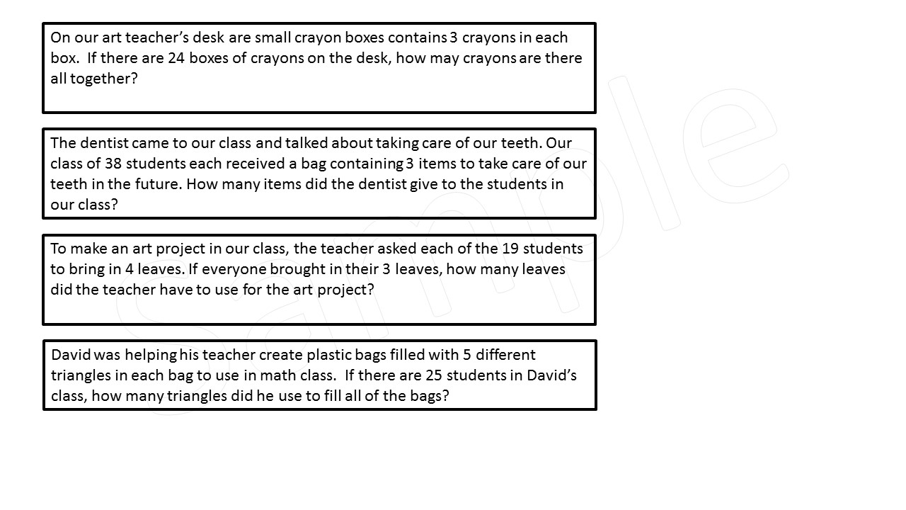 Multi-Grade Matters: Ideas for a Split Class: Multiplication Models ...