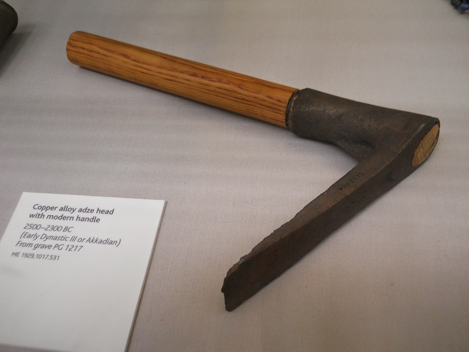 Woodcarving and woodworking tools seen at the British Museum; from ...