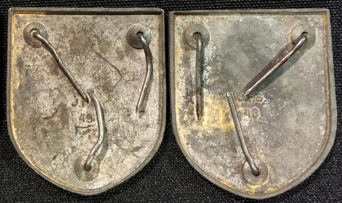 German Uniforms and Insignia 1933-45: SS Pith Helmet shields matching ...