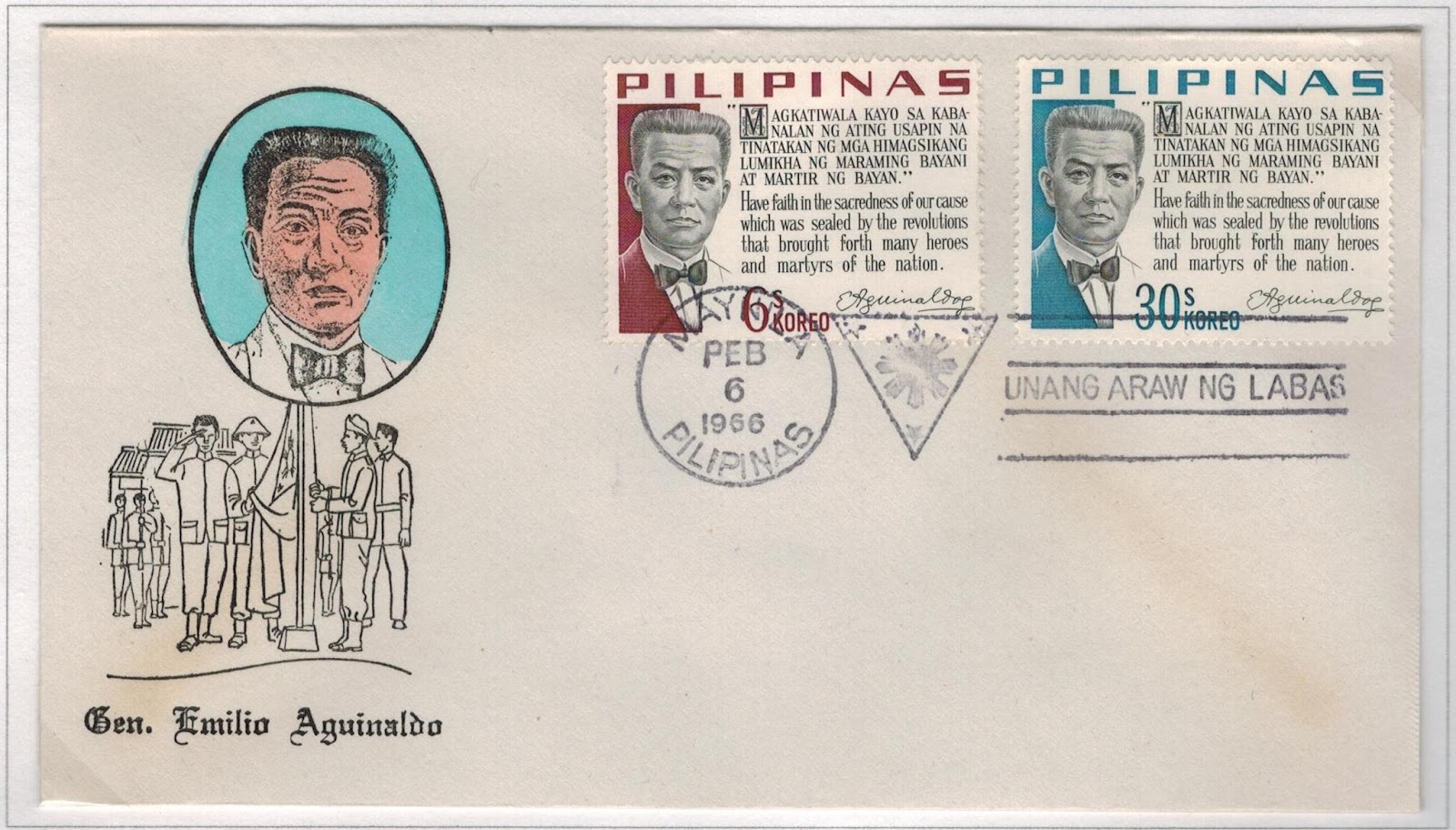 Philippine Republic Stamps : 1963 -1973 Presidential Credo Series