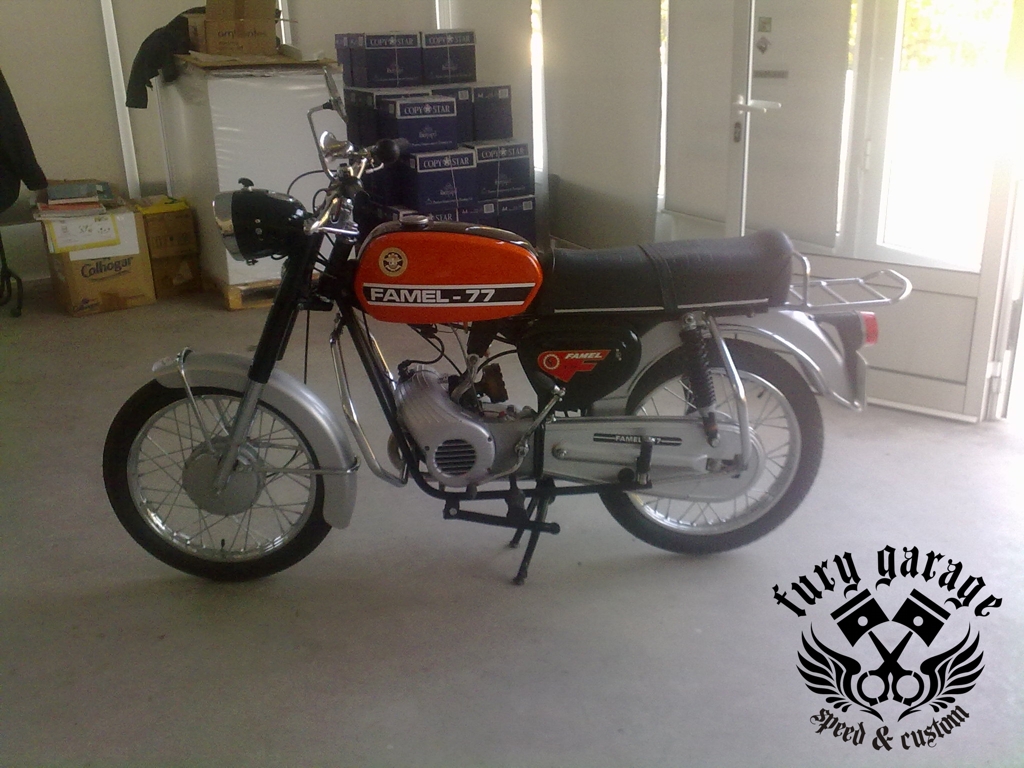 Fury Garage • Speed and Custom: Famel 77 - resultado final