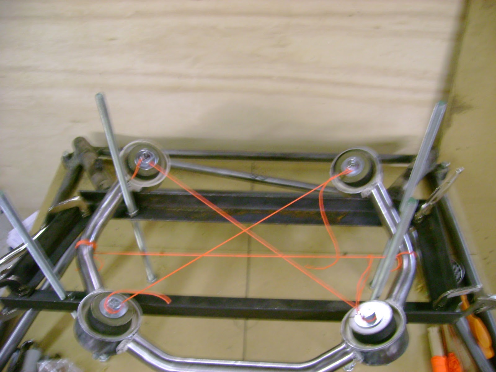 Tailwind Build in Minnesota: Engine mount for dynafocal engine.