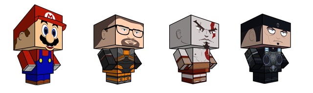 NeoGamer: GameArt - Papercrafts de games (Cubeecrafts)