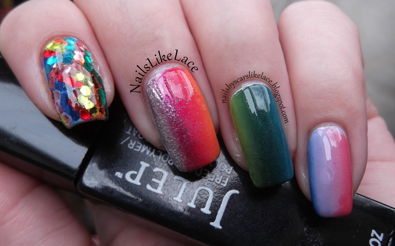 NailsLikeLace: Born Pretty Store - Loose Hex Glitter Review
