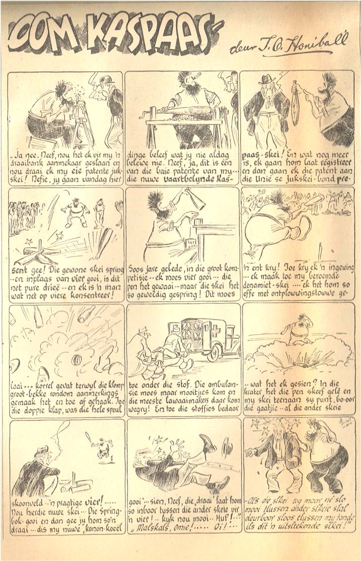 South African Comic Books: Classic Afrikaans Comic Strips