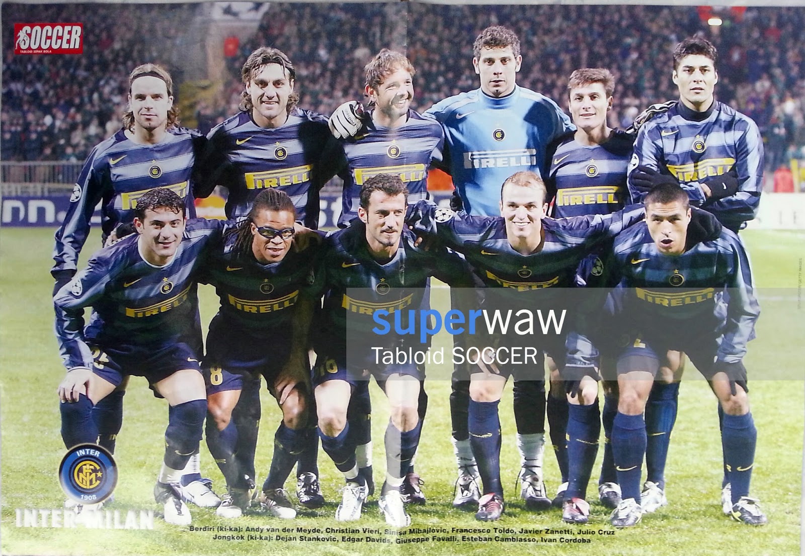 POSTER TIM INTER MILAN 2004