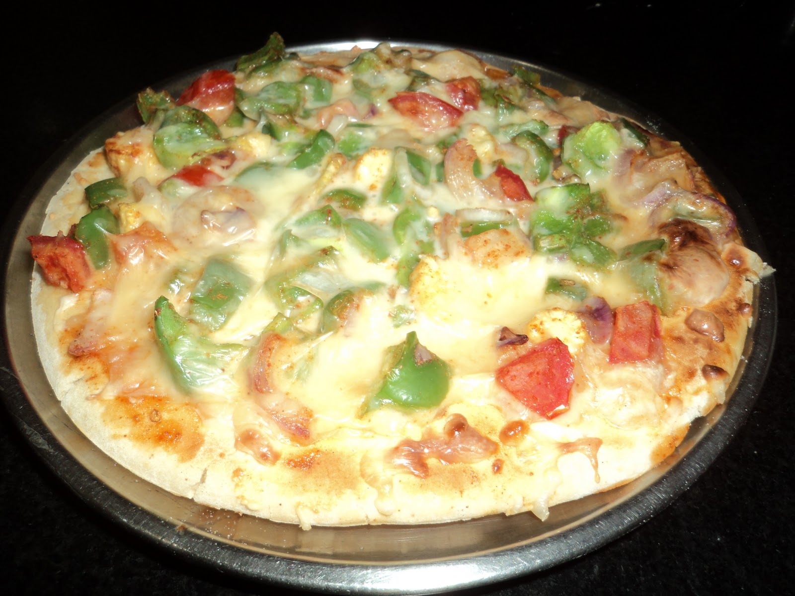 Vague Insights...: Veg Cheese- buster Pizza