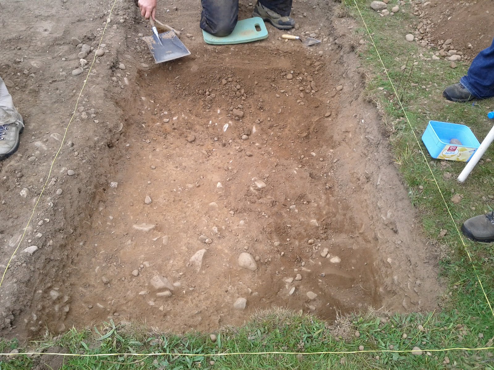 Caer Alyn Summer Dig 2011: Do we have the ditch in Trench 2?
