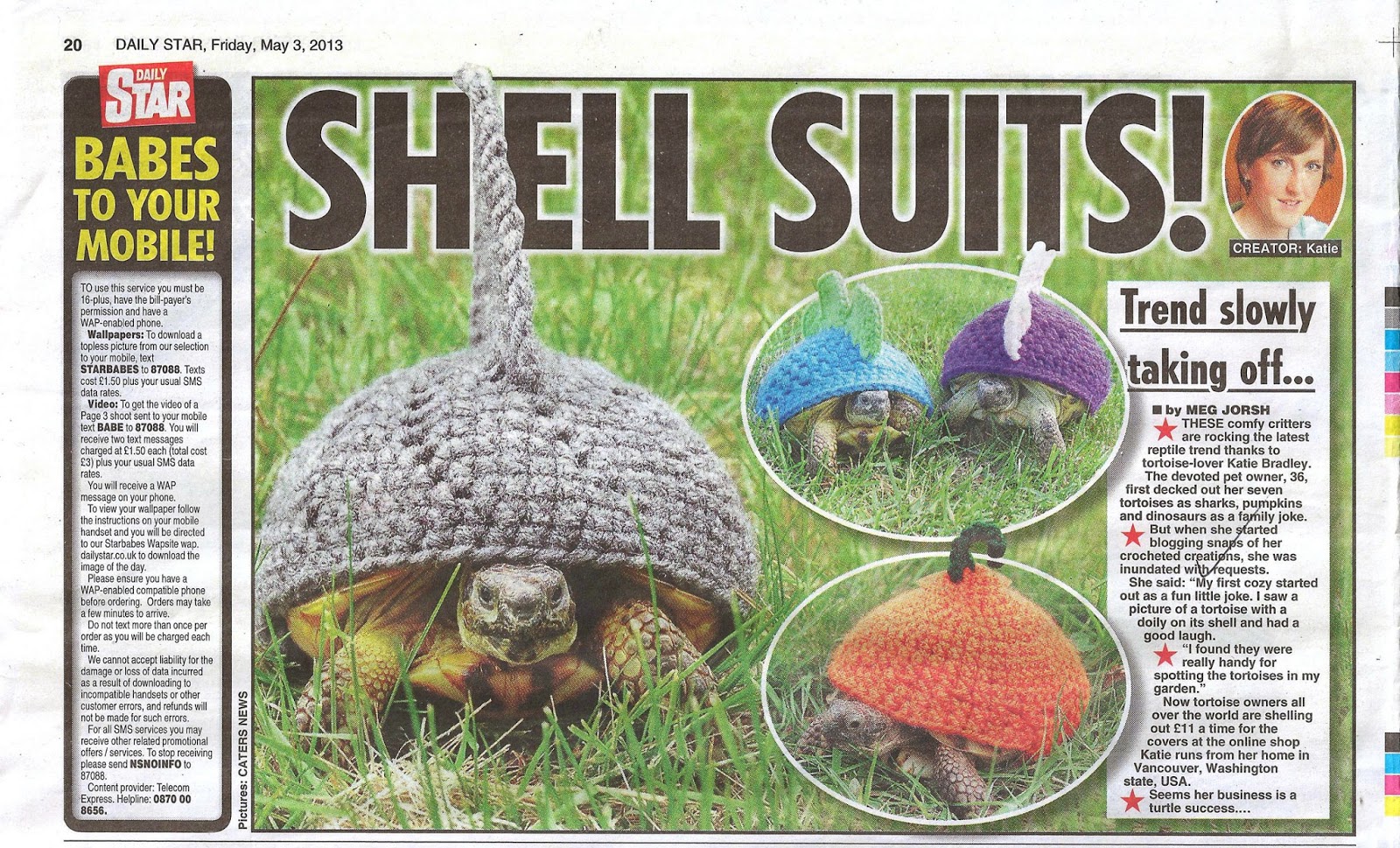Tortaddiction: ...more tortoise cozy articles... offical ones, now!