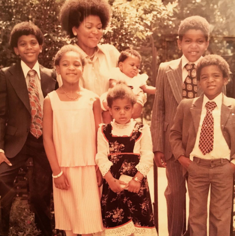 Throwback photo of former bank chief, Cecilia Ibru & her 6 children