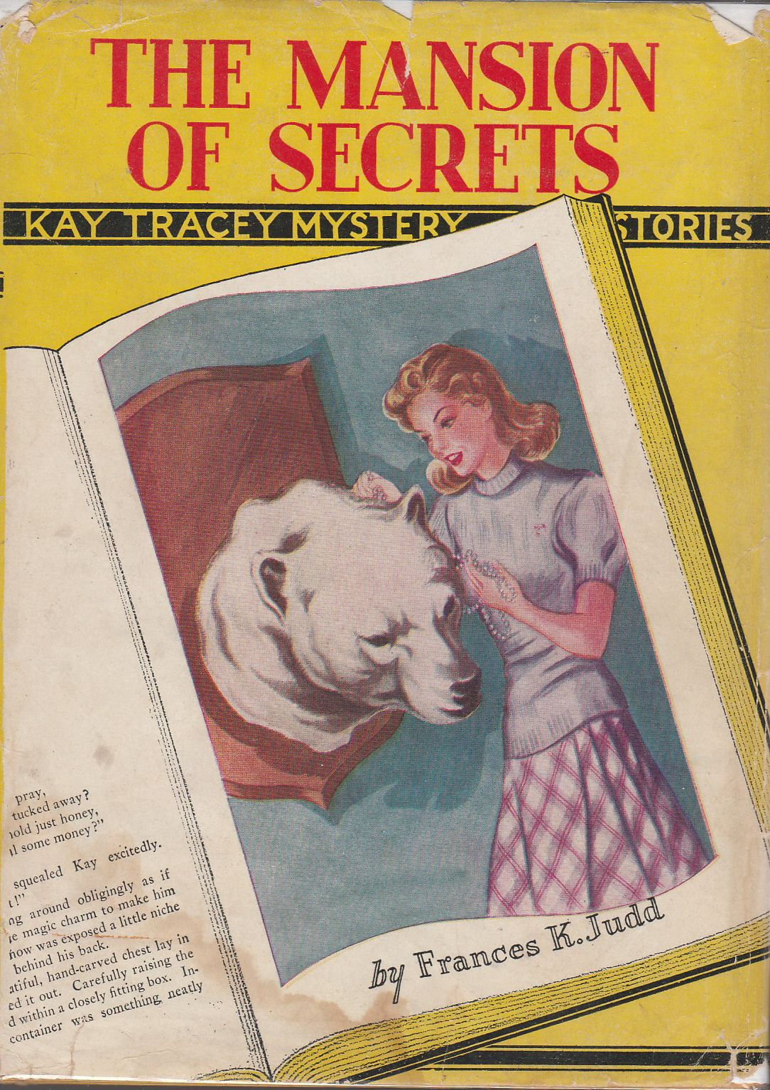Series Books for Girls: Kay Tracey #17 The Mansion of Secrets
