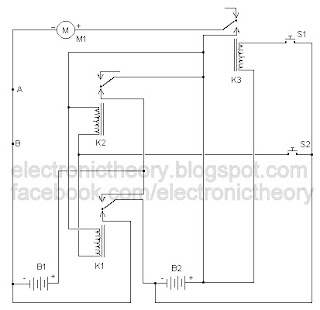 Two Speed Contactor DC Motor Controller Circuit