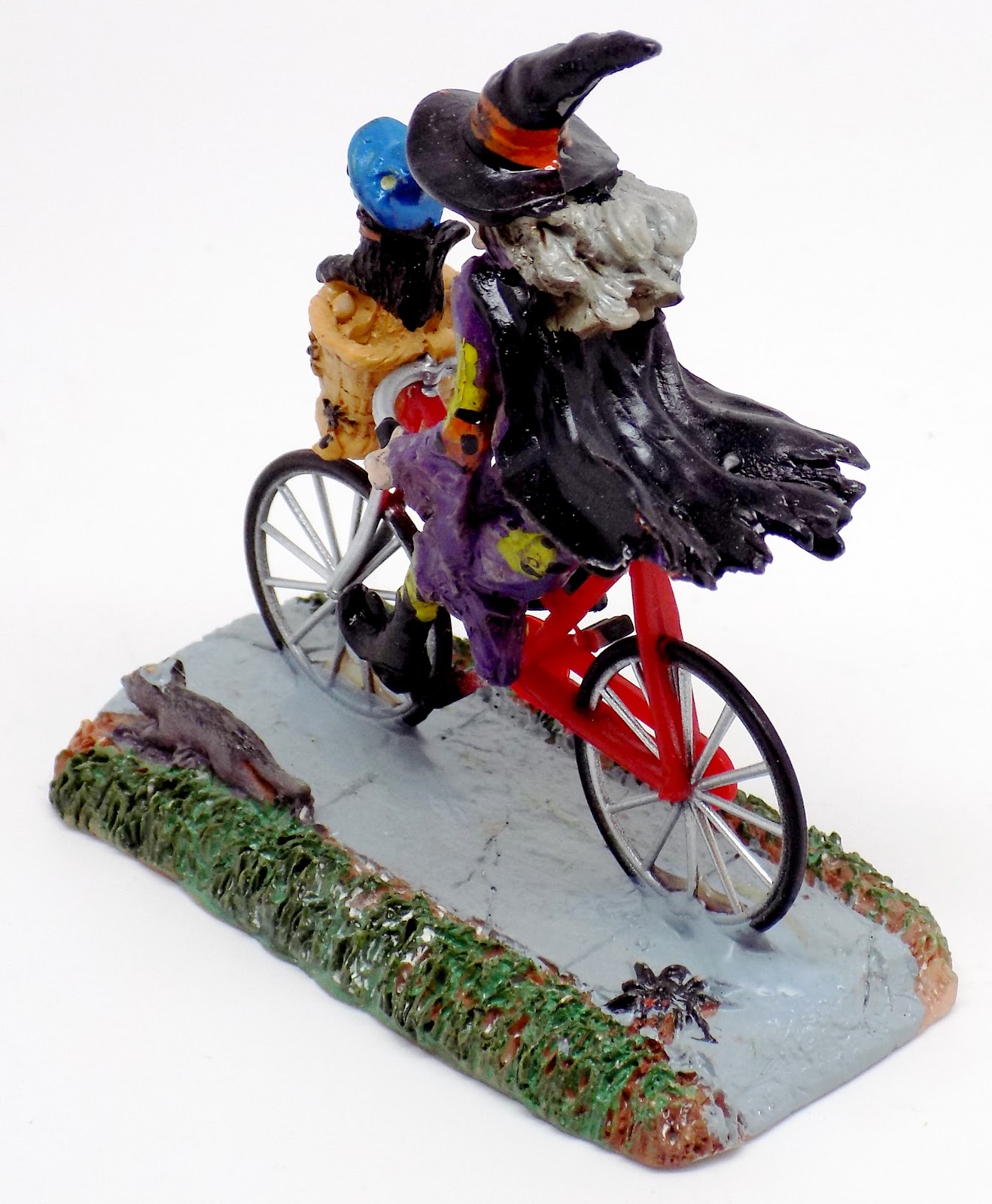 Toys and Stuff: Lemax Set#32109 2013 Witch Riding Bike