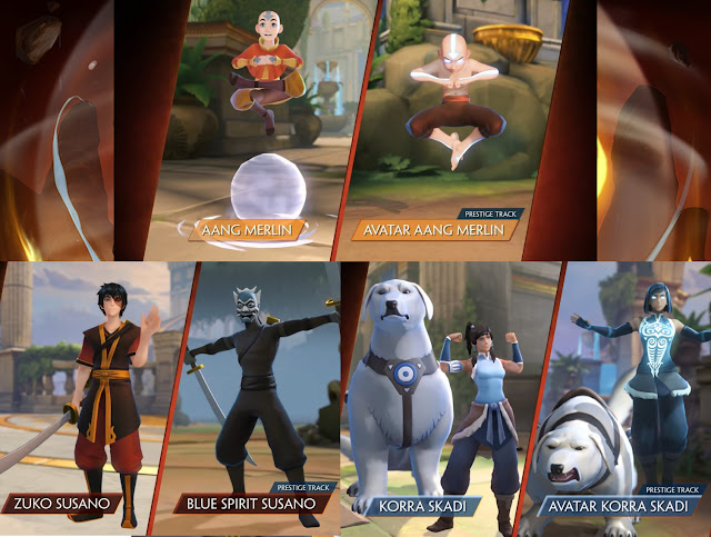 NickALive!: Avatars from 'Avatar: The Last Airbender' and 'The Legend ...