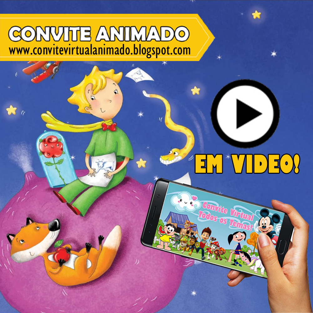 Convite Animado - Convite Virtual - Convite Digital ~ Convite Virtual ...