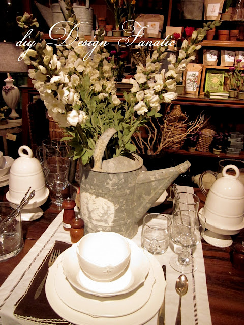 The vintage china on a round glass table reminded me of one of my ...