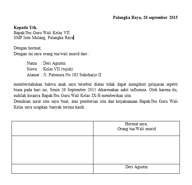 Aris Widianto: membuat surat sederhana (untuk pemula)