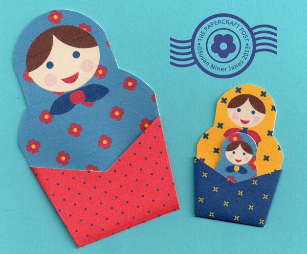 The Papercraft Post: Russian Doll Pockets: Print-and-Cut!