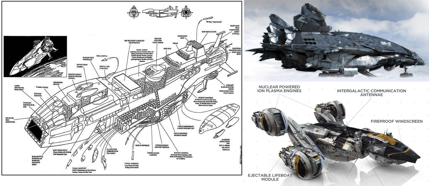 Come Get Some Art: Spaceship -First Sketches