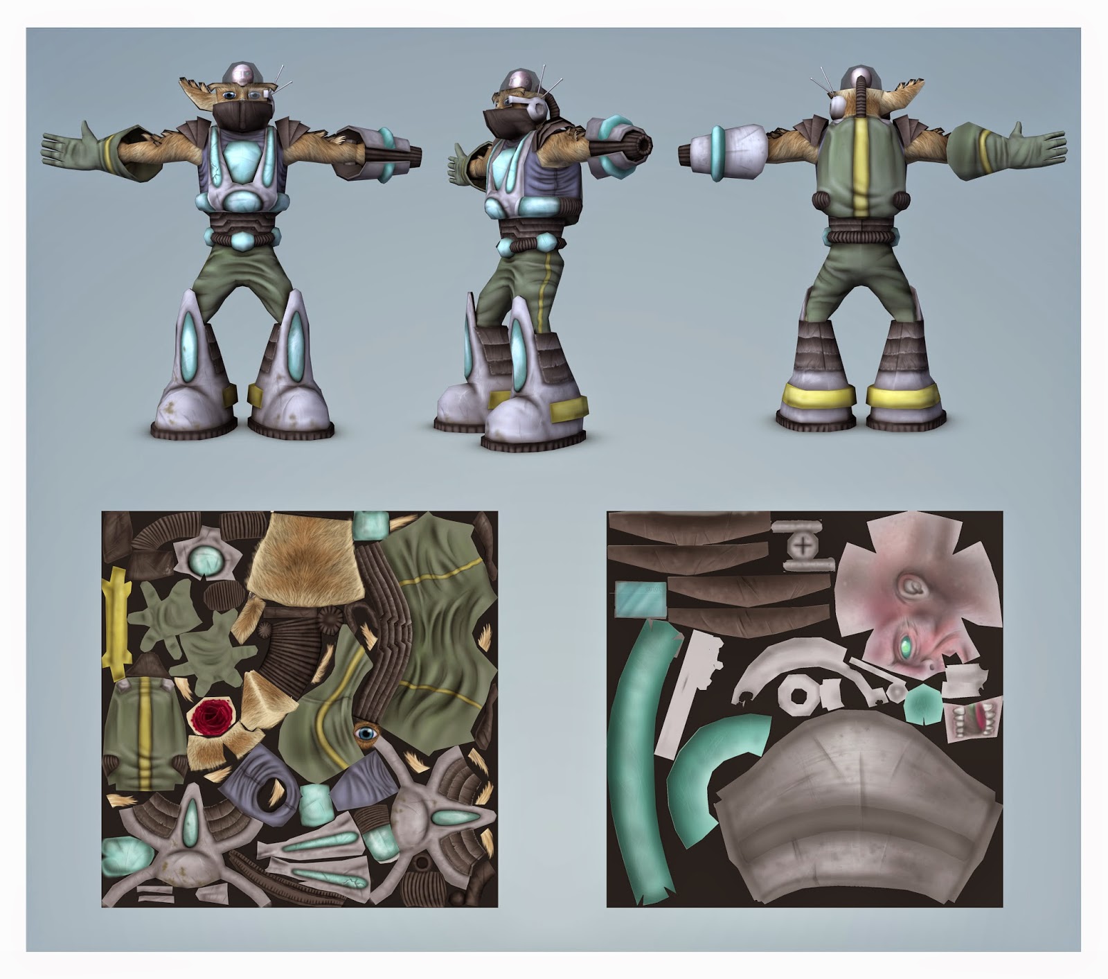 Camil St-Pierre: Video Game character : textures