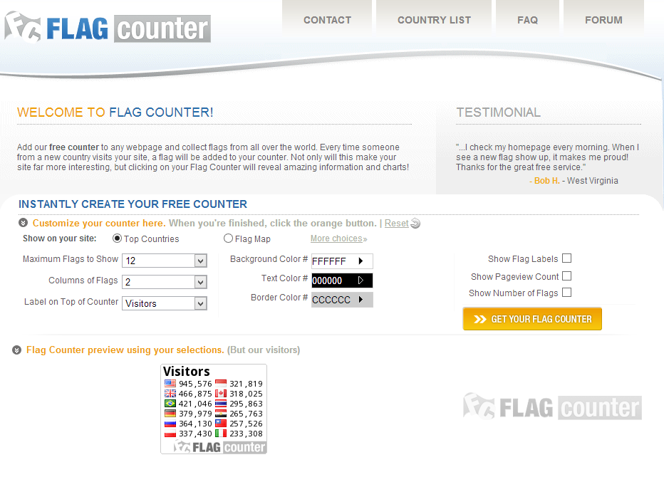 Cara Memasang Widget Flag Counter Di Blog | Rendy's blog