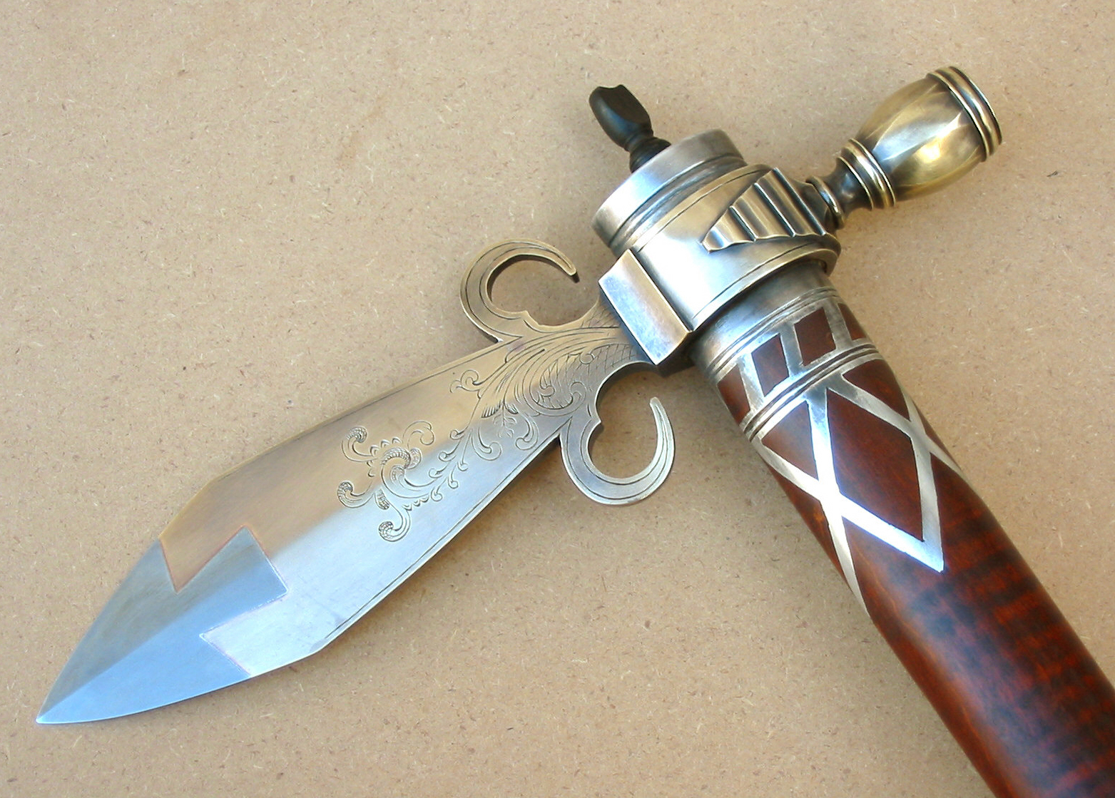 Contemporary Makers: Brass Spontoon Tomahawk by Mike McHugh
