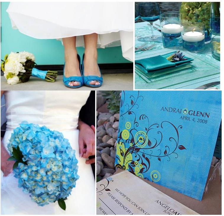 Choose Your Wedding Colors: Turquoise : Have your Dream Wedding