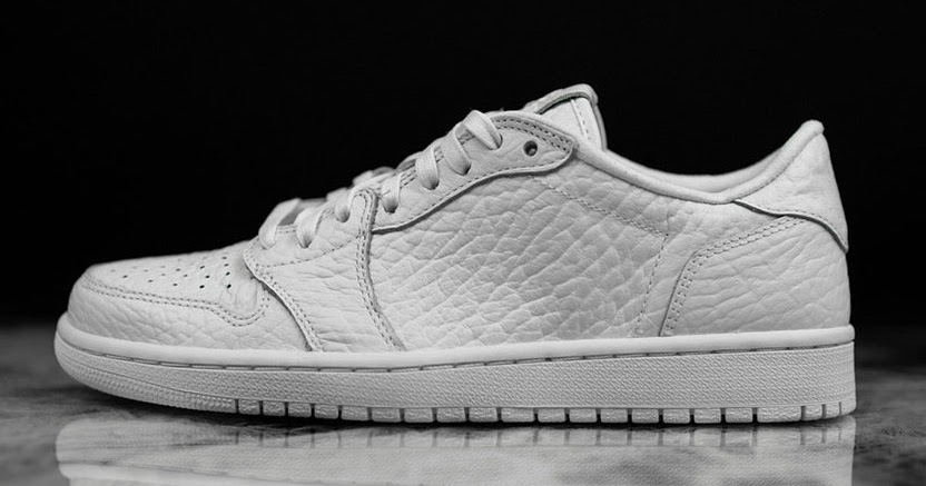 Air Jordan 1 Low “No Swoosh” Triple White - Sneakermag - The Sneaker Blog