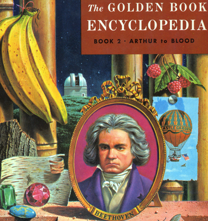 A mid-century kids encyclopedia is pure upcycling gold