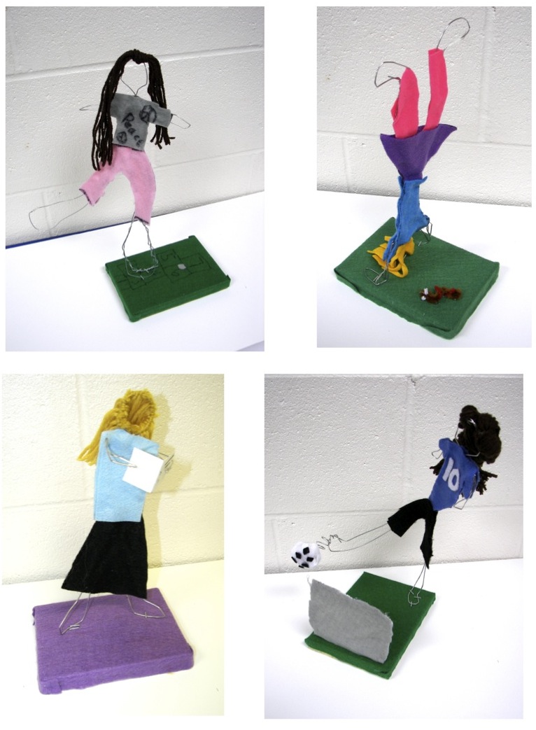 The Rolling Artroom: Wire Figures 4th - 6th Grade