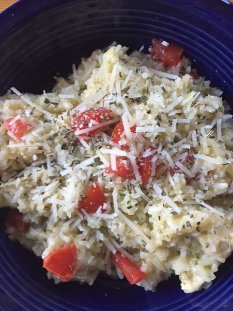 You Go Girl!: Pesto Chicken and Rice