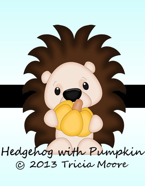 Little Scraps of Heaven Designs: Free Fall Hedgehog Digi Stamp and FREE ...