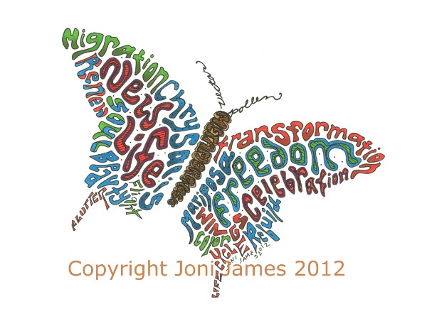 Catherine Denton: Interview with Calligram Artist, Joni James