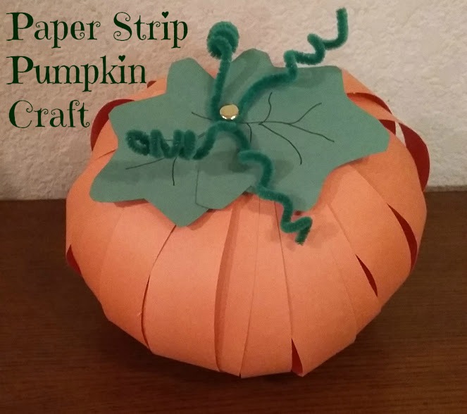 Fall Crafts Paper Strip Pumpkin TJ Homeschooling fall-crafts-paper-strip-pumpkin-tj-homeschooling