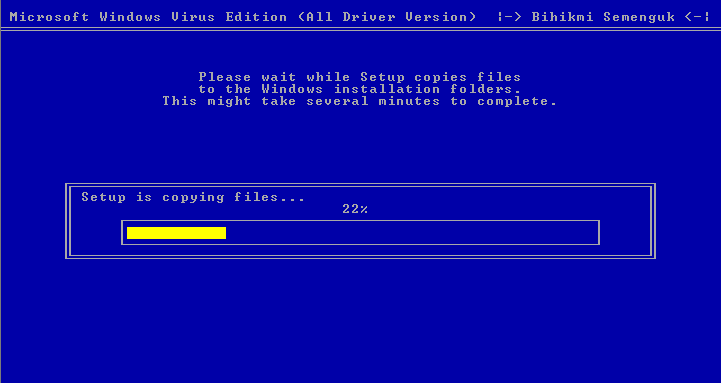 Released Windows XP SP3 Virus Edition ( 2012) ~ Virus Online