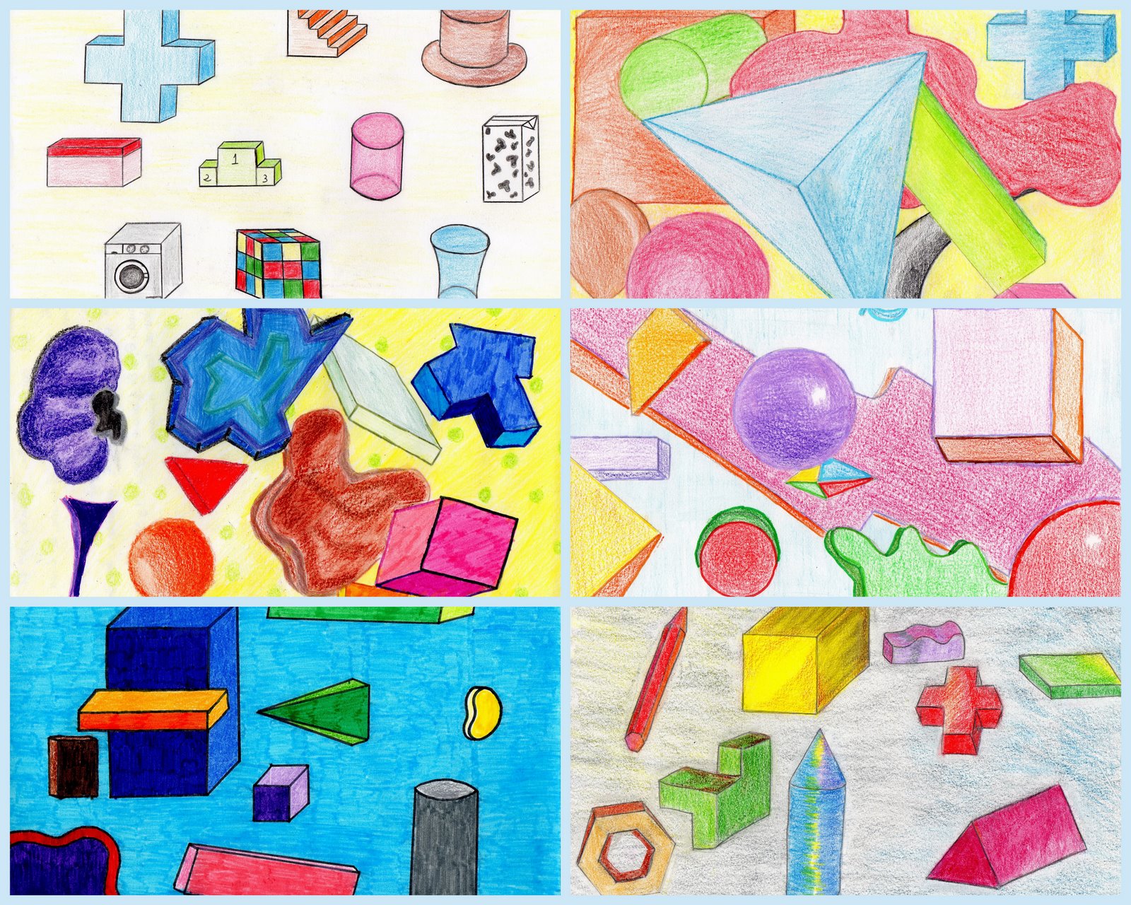 ED PLÁSTICA, VISUAL Y AUDIOVISUAL: Planos con volumen