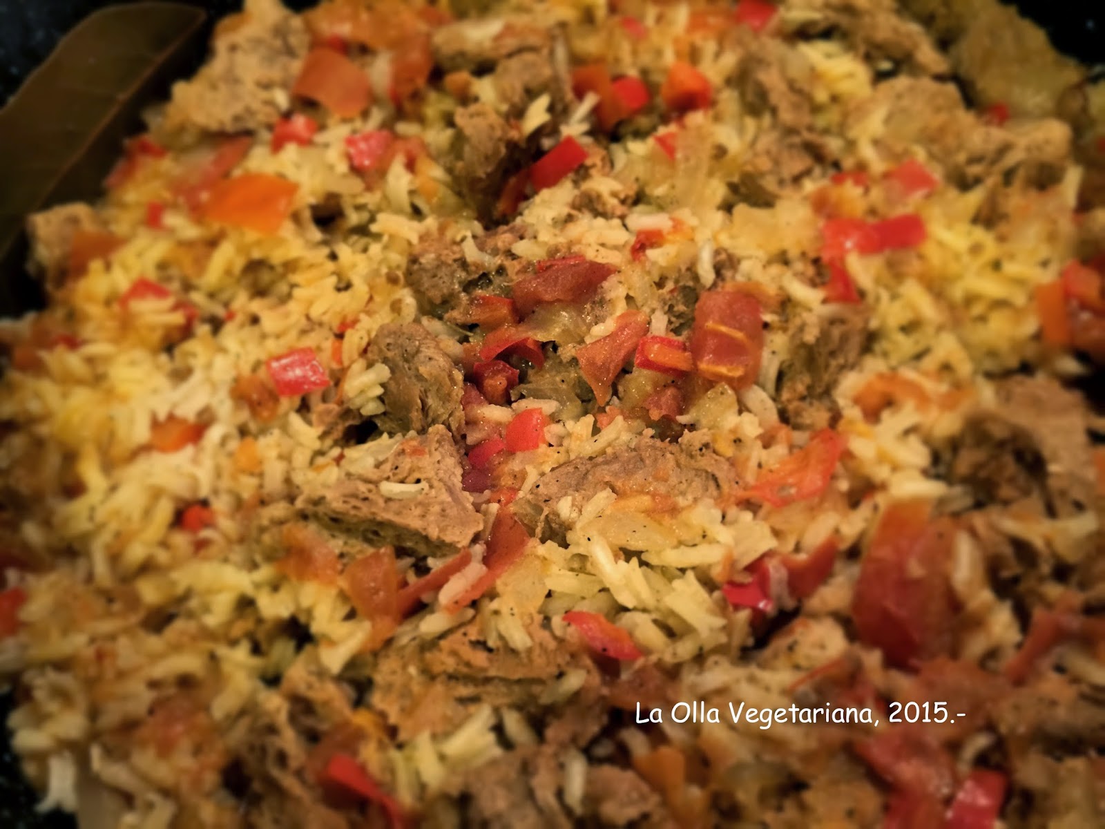 La Olla Vegetariana: Arroz de carreteiro.-