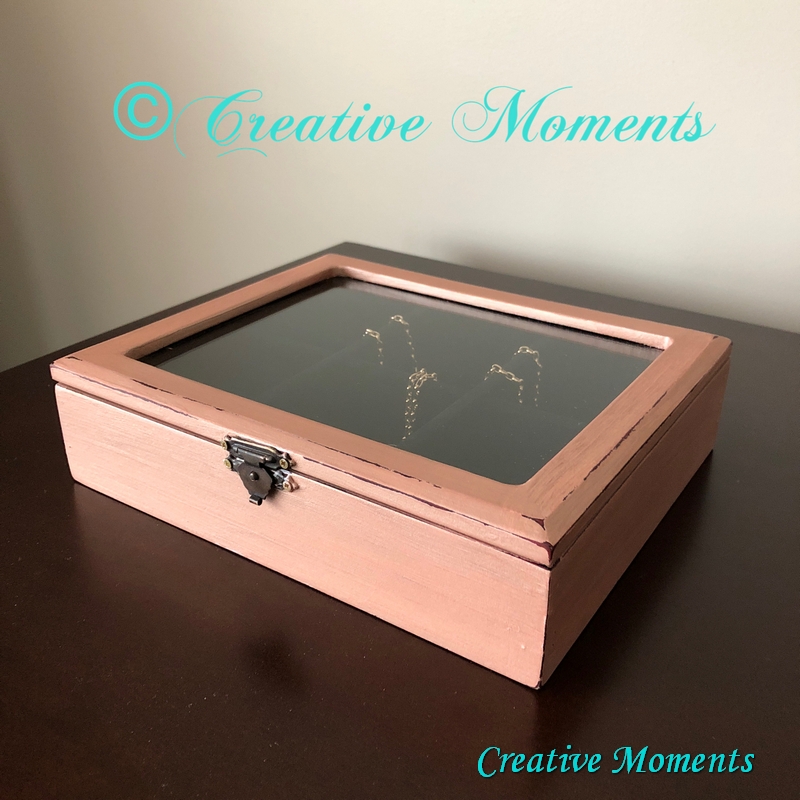 Rose Gold Metallic Keepsake Box