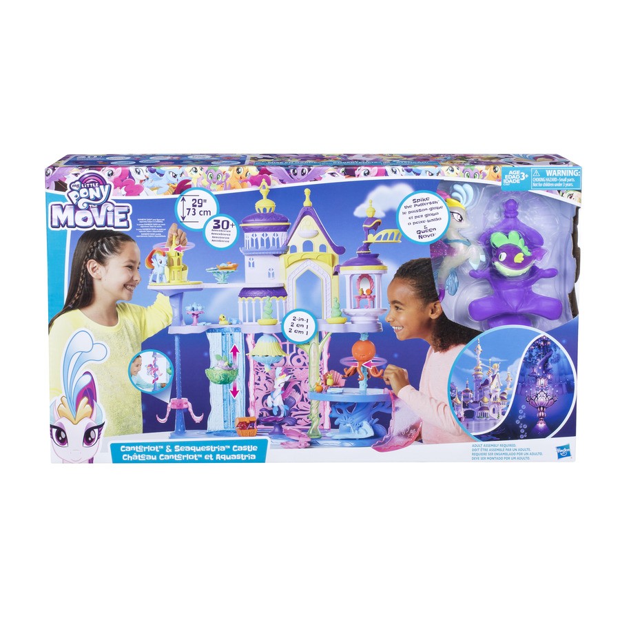MLP Canterlot & Seaquestria Playset G4 Brushables | MLP Merch