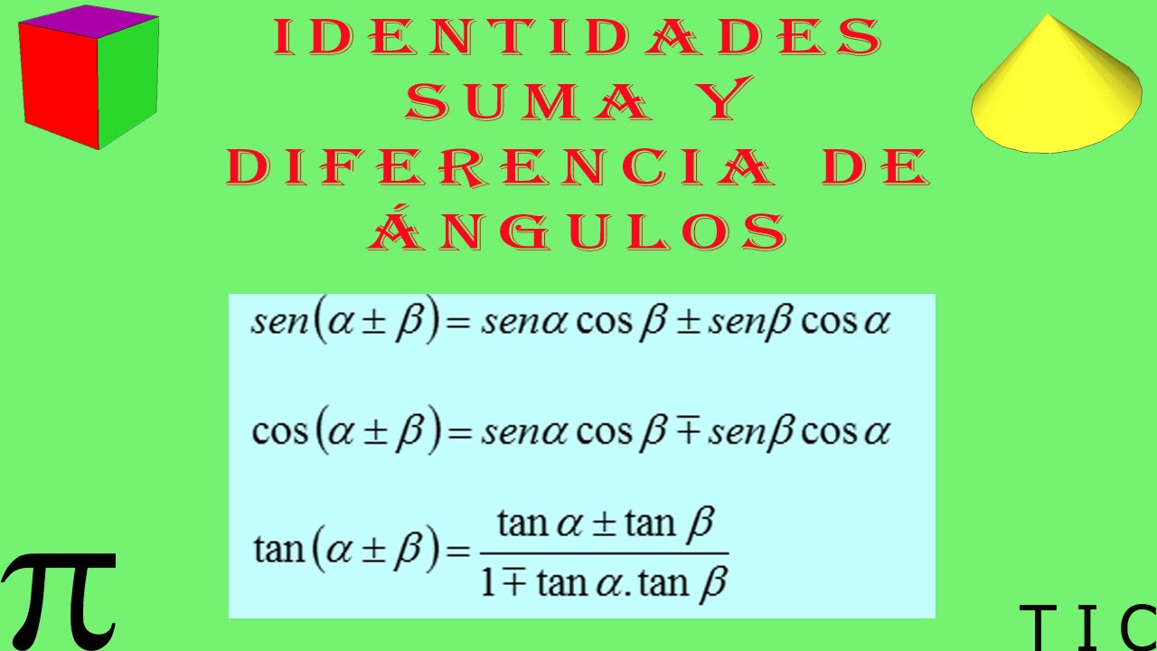 Segundo Semestre Matematica 6to: Suma y Diferencia de Angulos