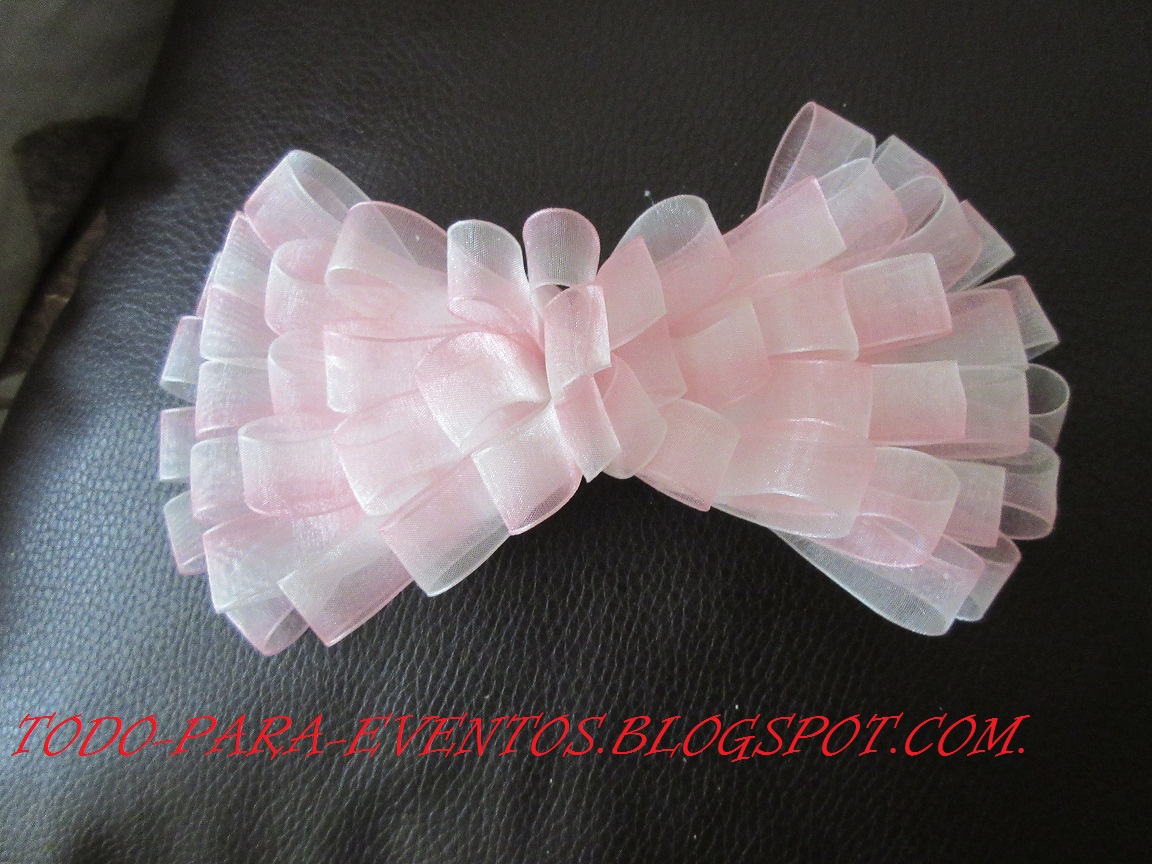 Todo Para Eventos: MOÑO DE LISTÓN.